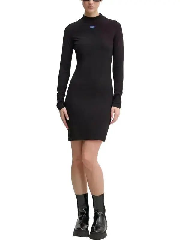 Hugo Boss Long-sleeve Mini Dress - Black