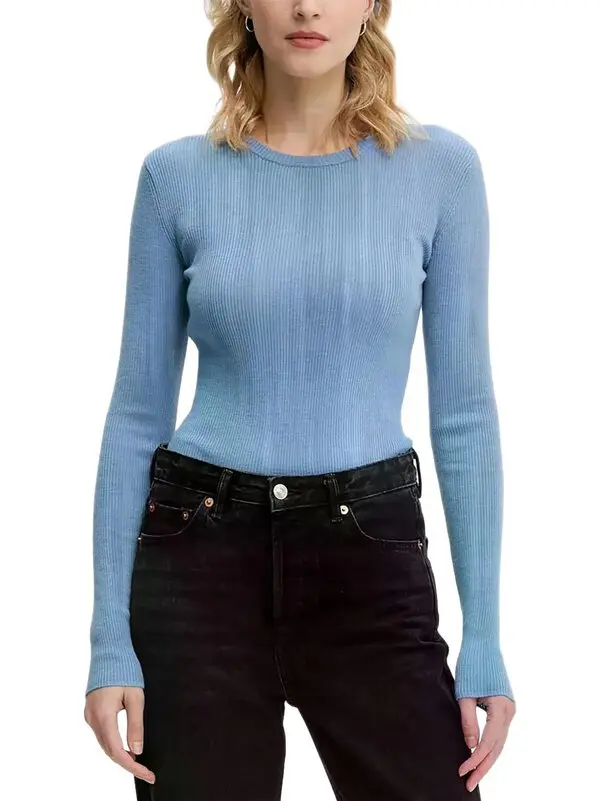 Day Birger Et Mikkelsen Ribbed Long-sleeve Top - Blue
