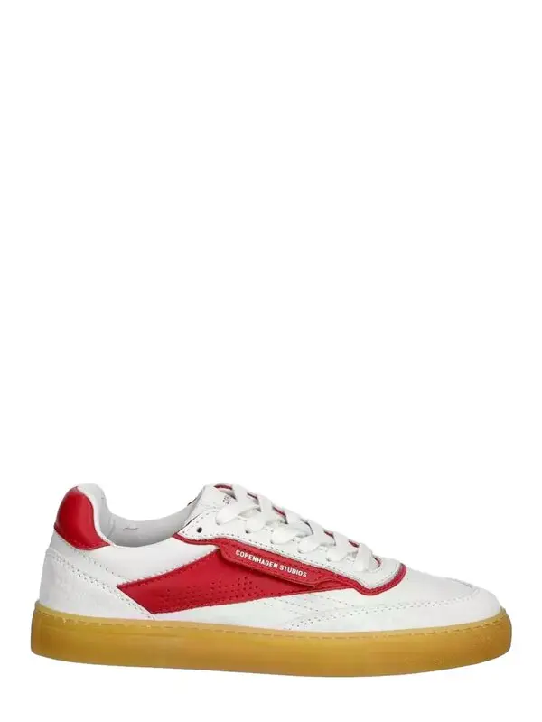 SUMMERY COPENHAGEN Leather Panelled Sneakers - White