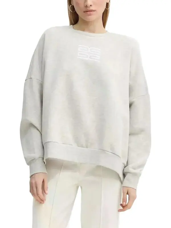 GESTUZ Logo-embroidered Sweatshirt - Grey