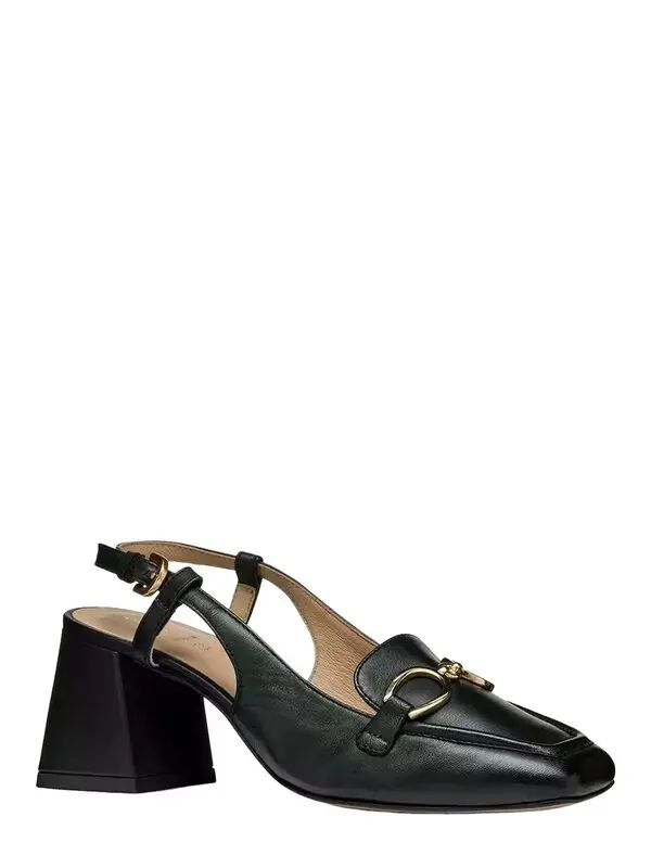 Geox 60mm Coronilla Slingback Pumps - Black