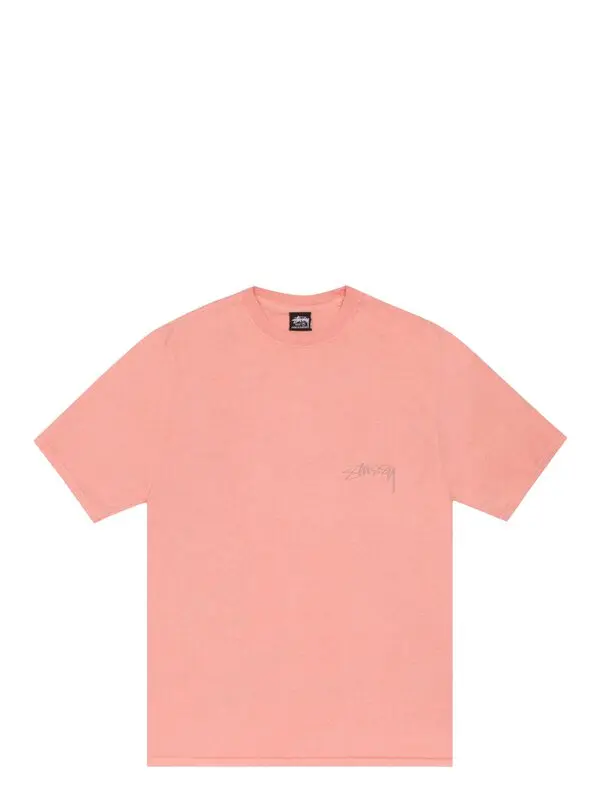 StÜssy Smooth Reverse Pigment Dyed Tee - Pink