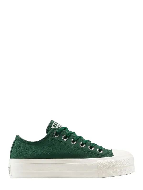 CONVERSE Chuck Taylor All Star Lift Platform Low Top Sneakers - Green