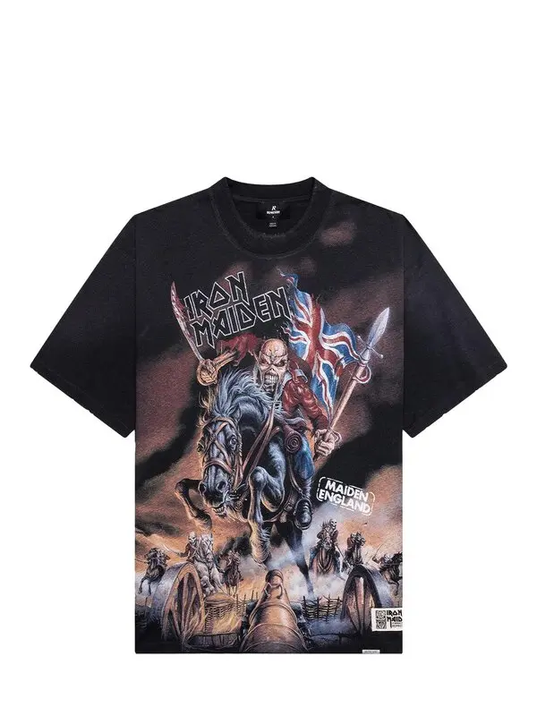 REPRESENT X Iron Maiden Steed Tee - Black