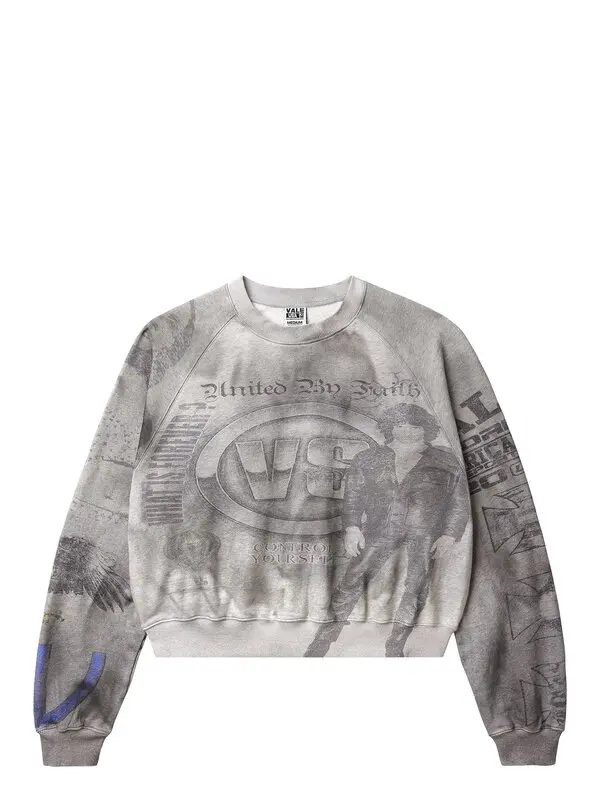 VALE FOREVER Printed Crewneck - Grey