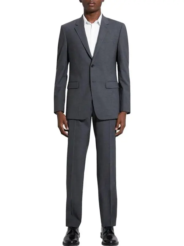 Theory Apos;s Chambers Stretch Wool Blazer - Medium Charcoal