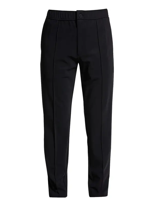 Theory Curtis Precision Ponte Drawstring Pants - Black