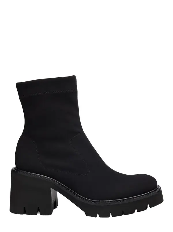 PEDRO GARCIA Zilia Stretch Nylon Ankle Booties - Black