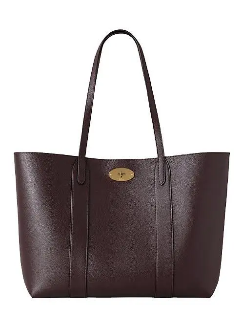 Mulberry Bayswater Leather Tote Bag - Ebony