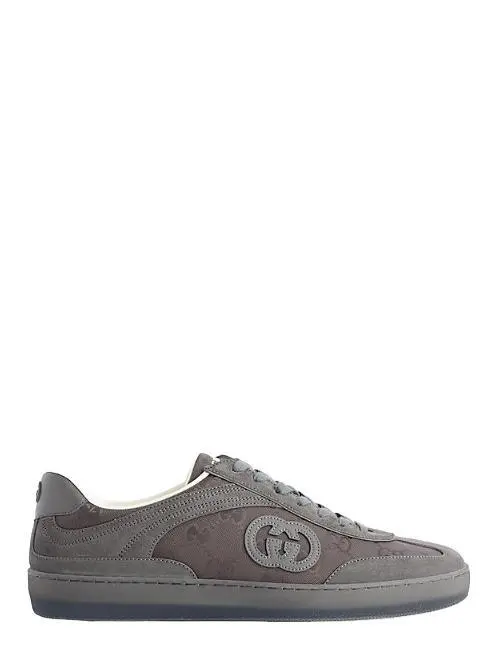 Gucci G75 Canvas Trainers - Grigio