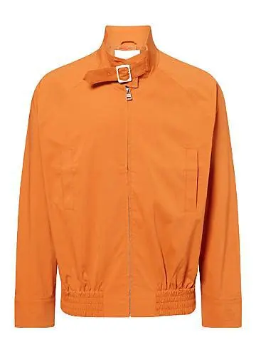JW Anderson Belted-collar Lightweight Harrington Jacket - Ginger