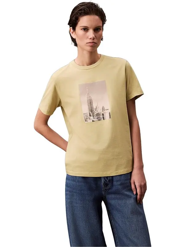 Calvin Klein Classic Graphic T-shirt - Leek Green