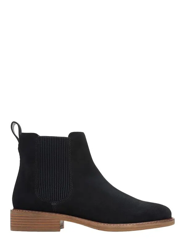 Clarks Cologne Arlo 2 Suede Chelsea Boot - Black
