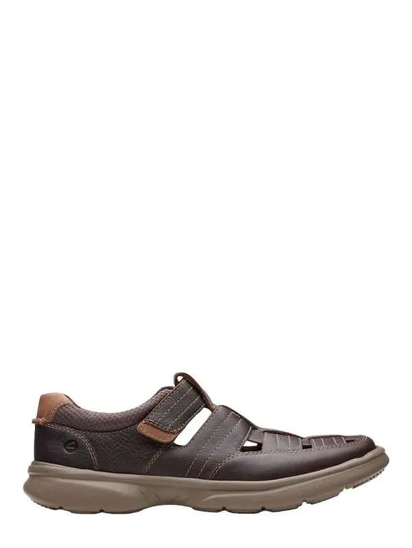 Clarks Bradley Cove Tumbled Leather Casual Shoe - Brown