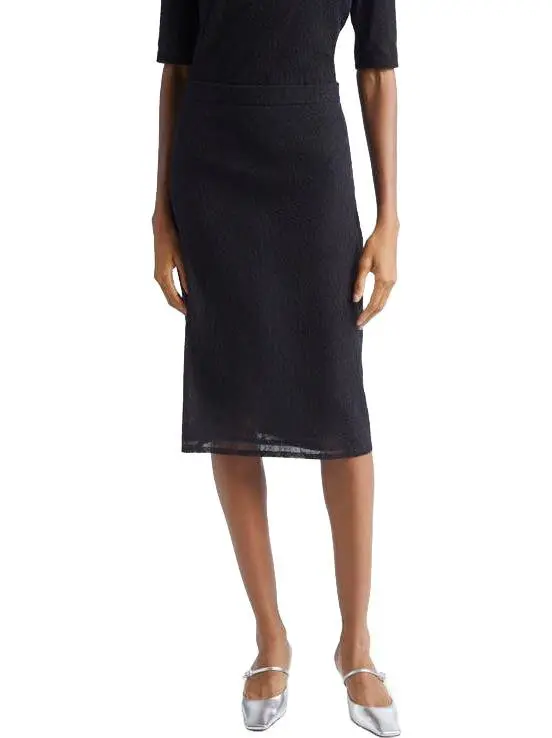 Stella McCartney Stretch Lace Pencil Skirt - Black