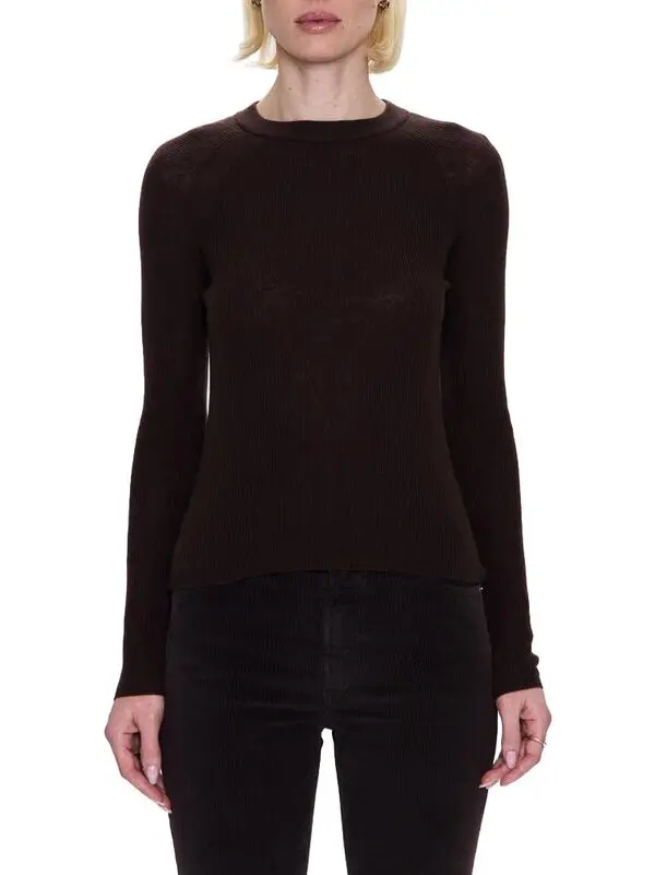 PISTOLA Juno Rib Merino Wool-blend Top - Mocha