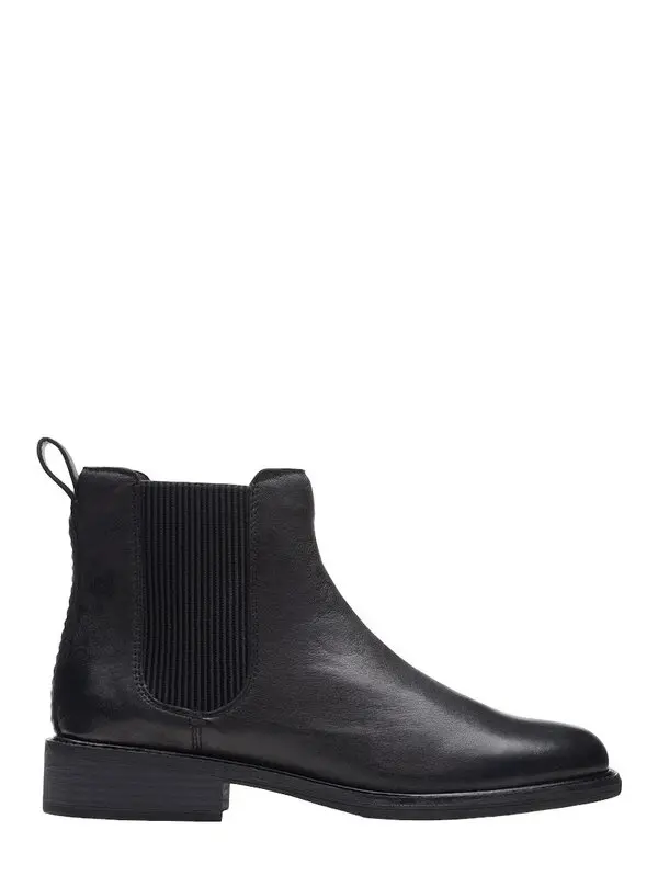 Clarks Cologne Arlo 2 Leather Boots - Black