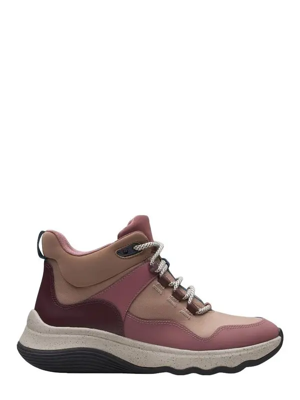 Clarks Jaunt Lo Leather - Taupe/combi