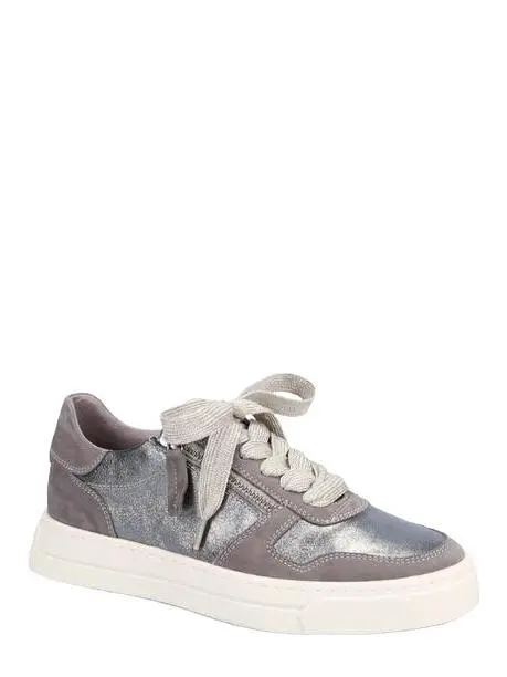 Ron White Ophira Leather Sneakers - Pewter