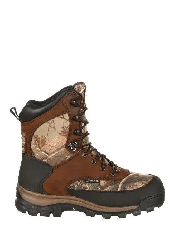 ROCKY Waterproof Insulated Outdoor Boots - Brown Realtree Ap