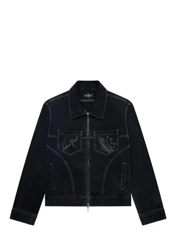BROKEN PLANET Denim Jacket - Washed Black
