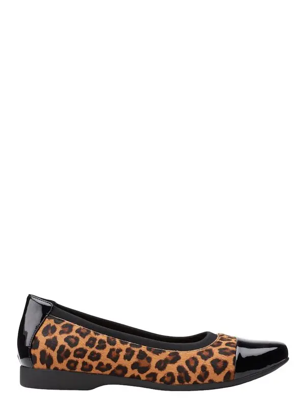 Clarks Un Darcey Cap 2 Print Pony - Leopard