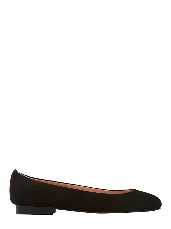 ANDREA CARRANO Baby Ballet Flat - Black Suede