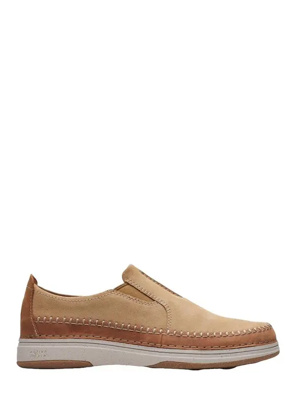 Clarks Nature 5 Walk Leatherin - Dark Sand/combi