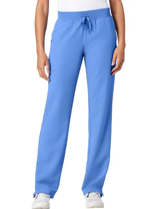 JAANUU Xenos 5-pocket Mid-rise Scrub Pant - Ceil Blue
