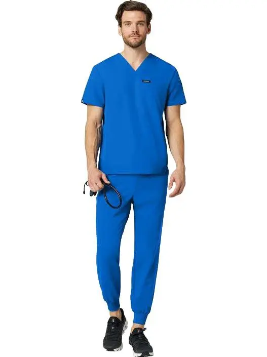 JAANUU Osmo 8-pocket Classic Scrub Jogger - Royal Blue