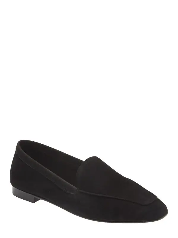 ANDREA CARRANO Mare Moccasins - Black Suede