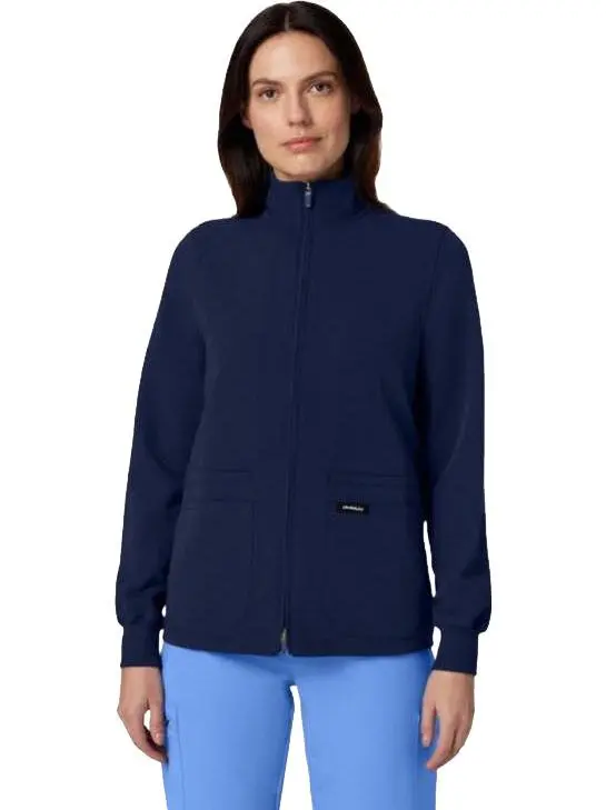 JAANUU Ceri Classic Scrub Jacket - Midnight Navy