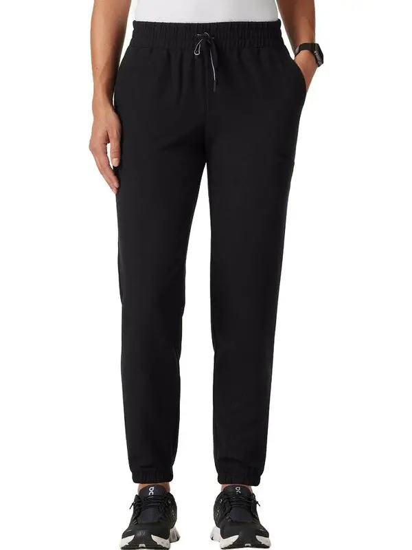 JAANUU Jace 7-pocket Skinny Scrub Jogger - Black