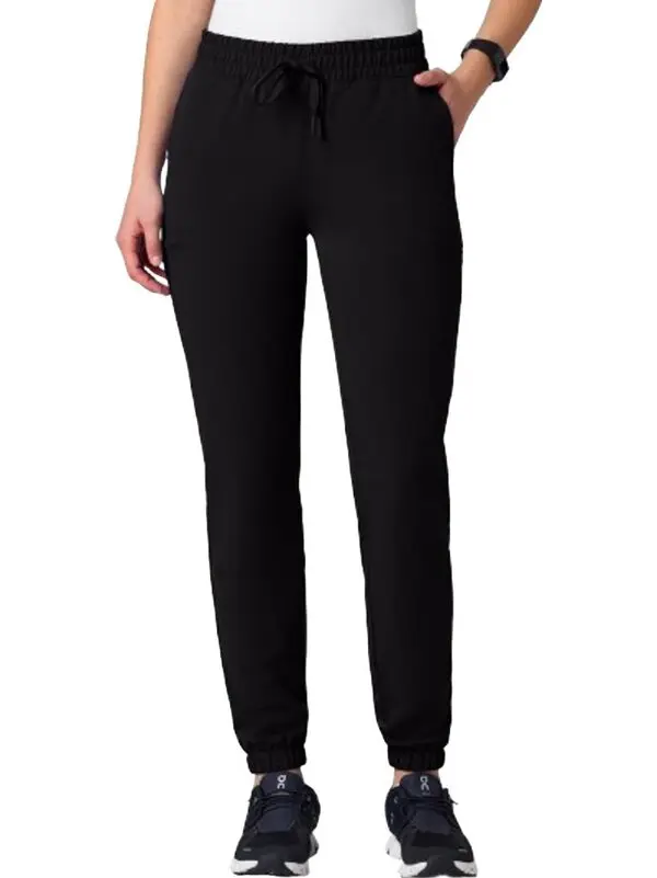 JAANUU Jace 7-pocket Skinny Scrub Jogger - Black