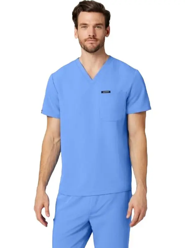 JAANUU Holmes Classic V-neck Scrub Top - Carbon Gray