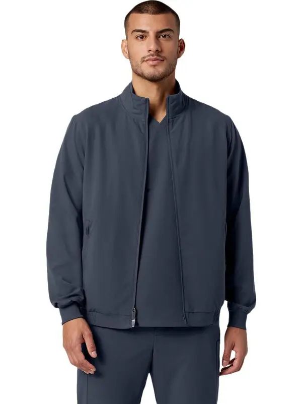 JAANUU Wolfe Classic Scrub Jacket - Carbon Gray