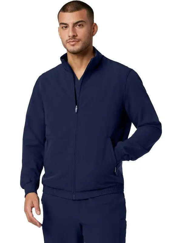 JAANUU Wolfe Classic Scrub Jacket - Midnight Navy
