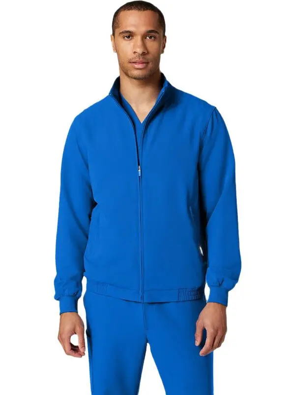 JAANUU Wolfe Classic Scrub Jacket - Royal Blue