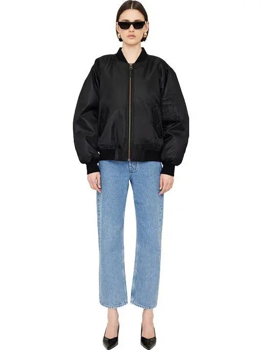 ANINE BING Leon Bomber - Black