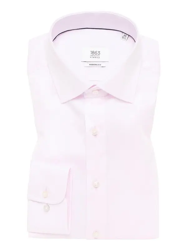 1863 BY ETERNA Luxury Modern Fit Non-iron Dress Shirt - Pink