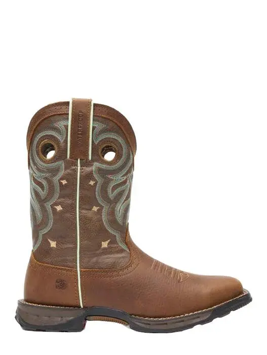 Durango Inch Maverick Steel Toe Western Work Boots - Rugged Tan
