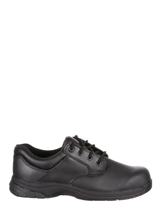 ROCKY Slipstop 911 Plain Toe Oxford Shoe - Black