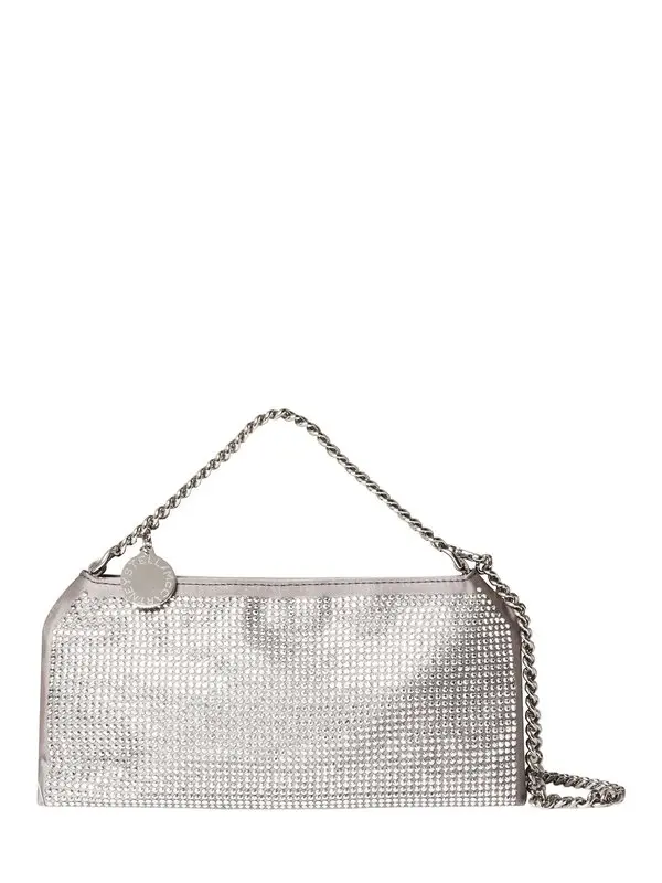 Stella McCartney Falabella Crystal Crossbody Bag - Silver