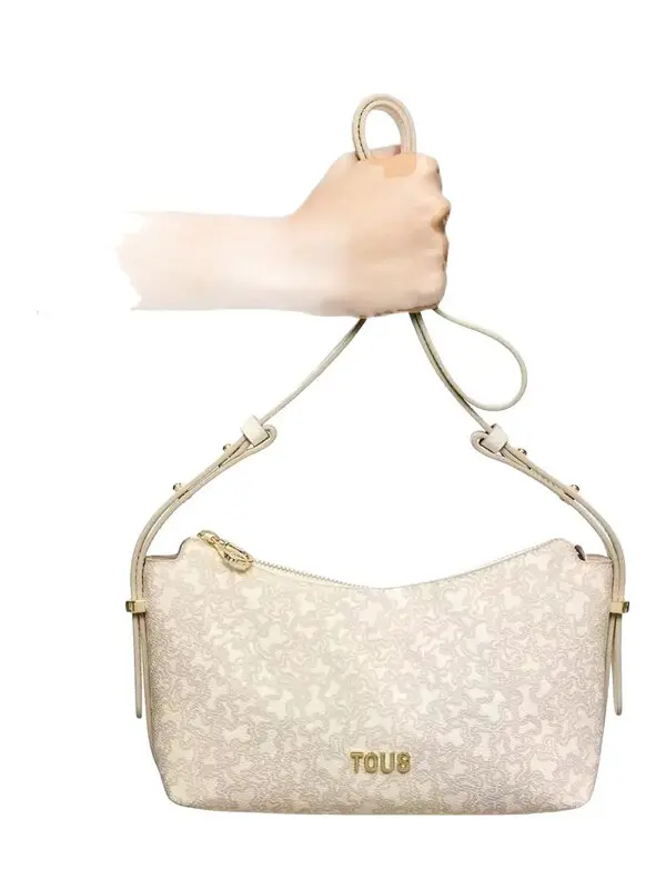 TOUS Logo-print Shoulder Bag - Neutrals