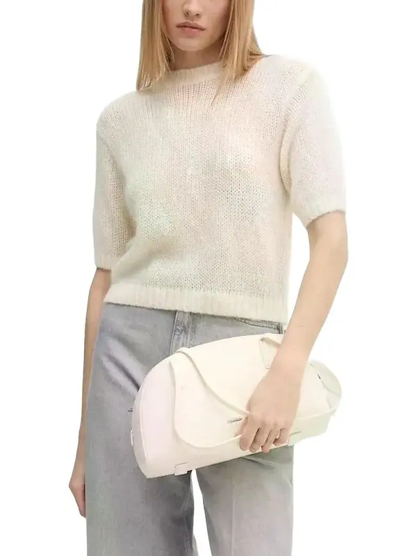 JOOP! Short Sleeve Knit Top - White