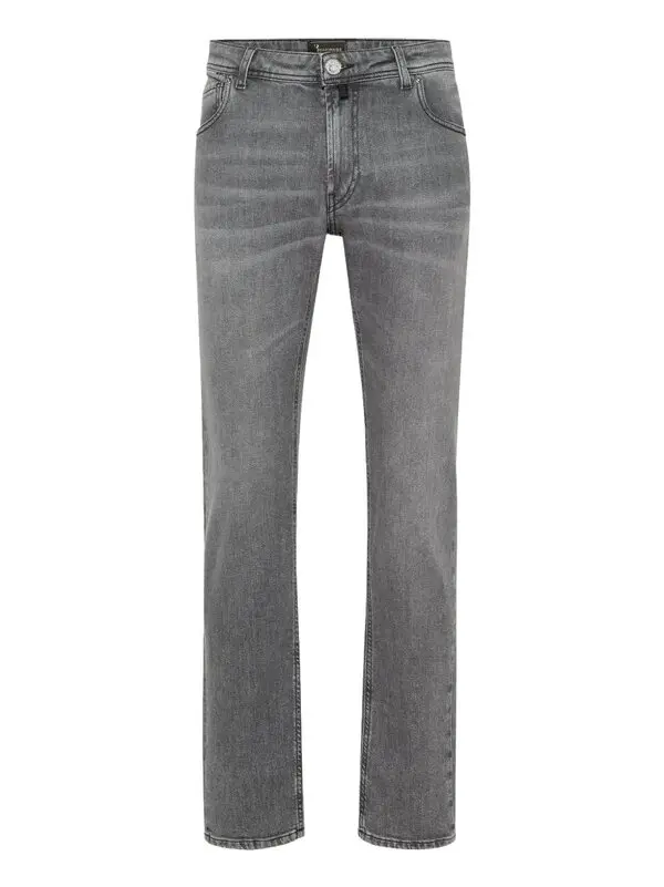 BILLIONAIRE Five-pocket Straight Jeans - Grey