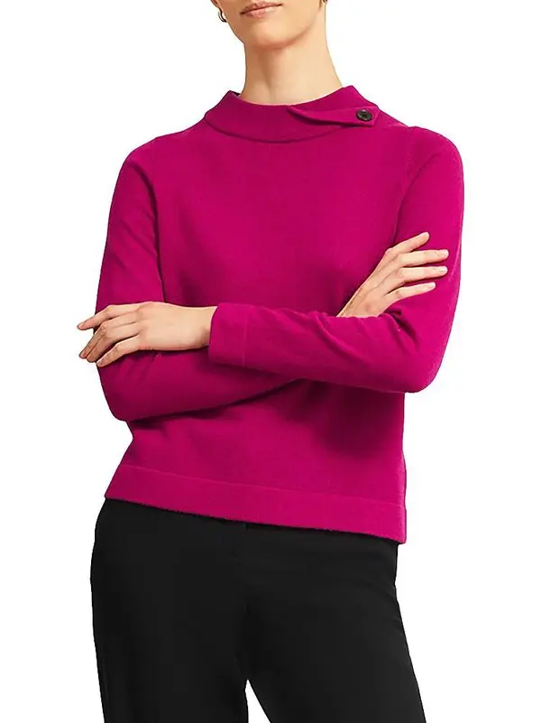 HOBBS LONDON Talia Sweater - Magenta Pink