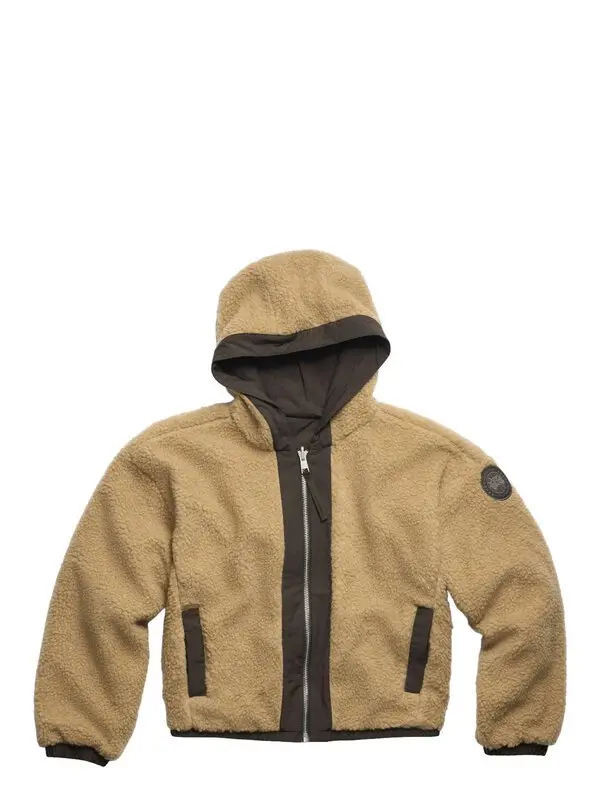 Canada Goose Alberni Reversible Fleece Bomber - Ecru Beige/terra