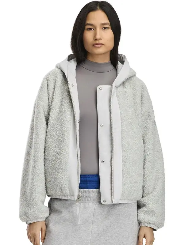 Canada Goose Alberni Reversible Fleece Bomber - Silverbirch Heather/ Silverbirch