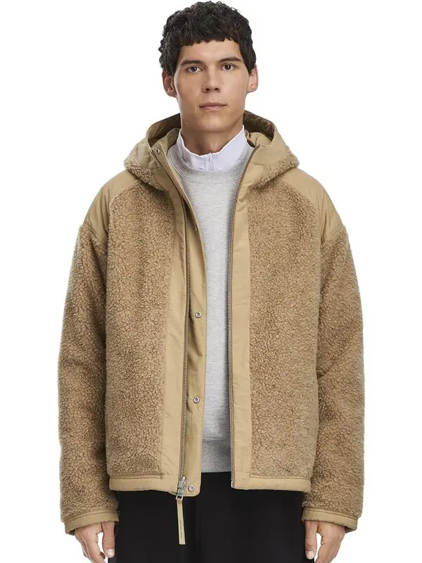 Canada Goose Alberni Reversible Fleece Bomber - Desert Sand/ Desert Sand